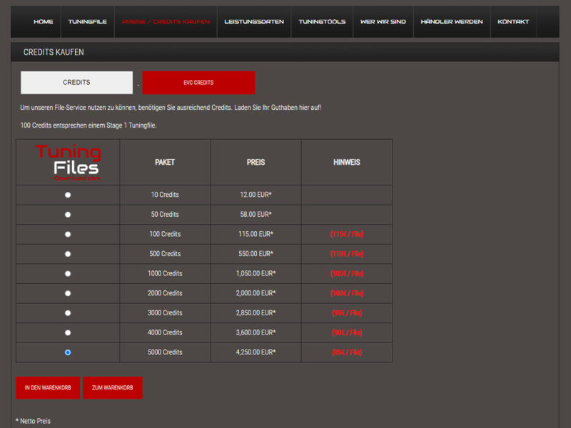 Preise - TuningFiles-Download.com